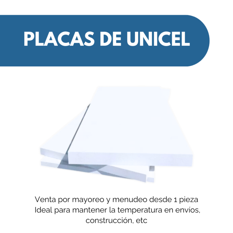 Placas de unicel – Maxfripolar